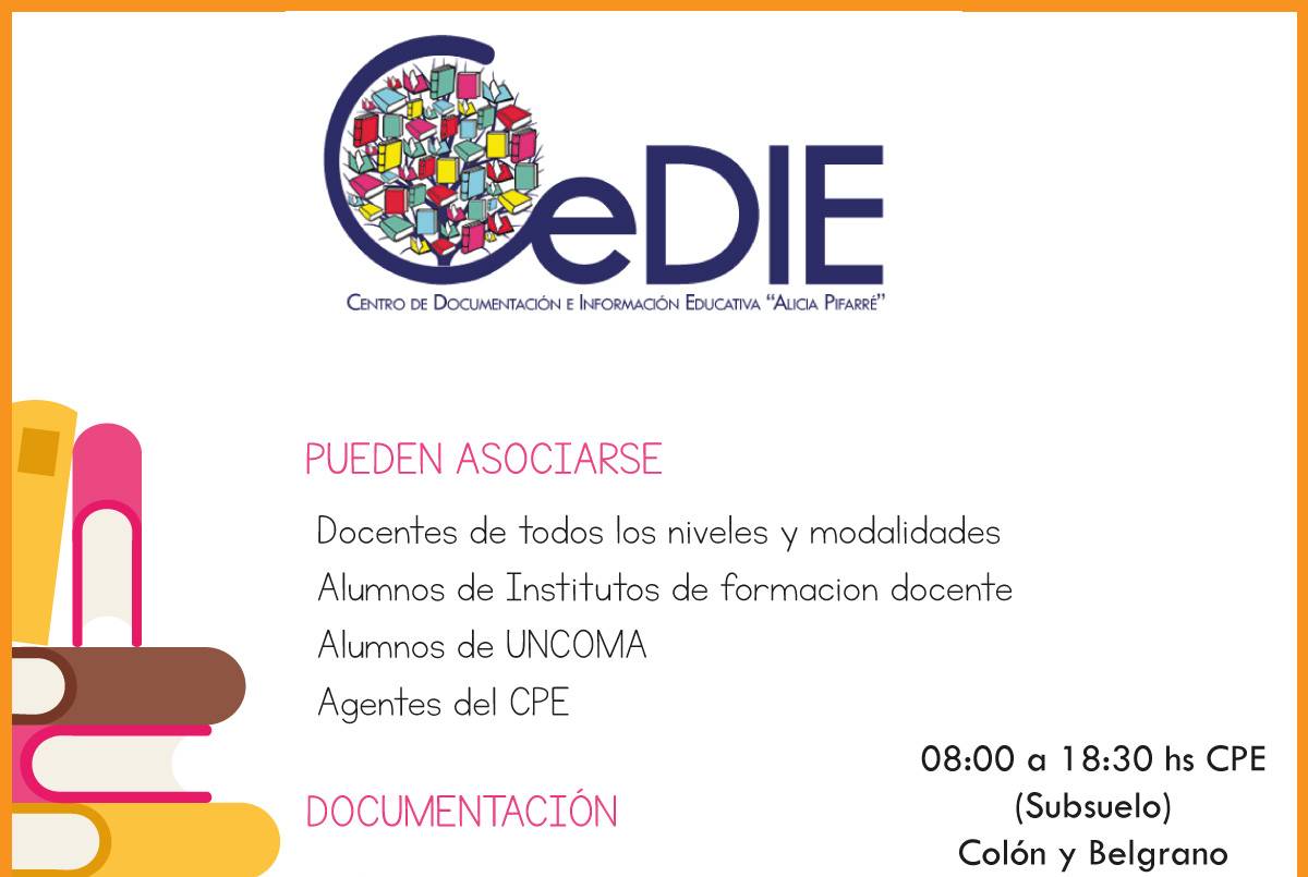 ¿Todavía no sos socio? Acercate, la bilioteca del CeDIE te espera – CeDIE